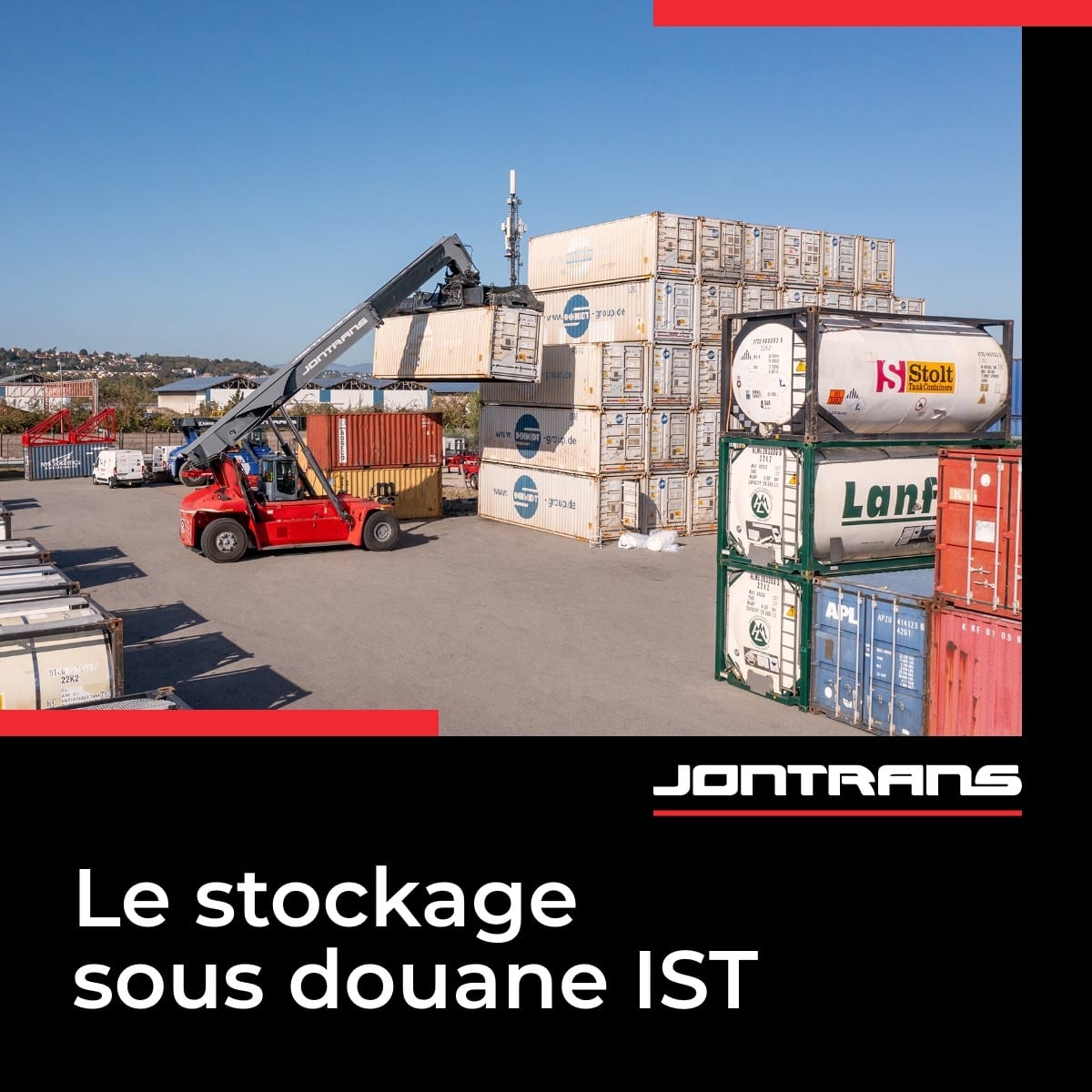 Le stockage sous douane IST - Transports Jontrans